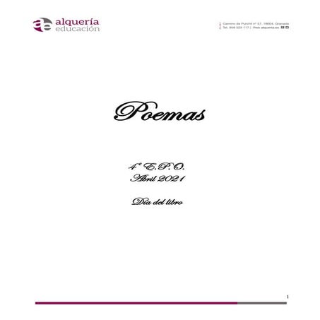 Poemas dia del libro | PDF