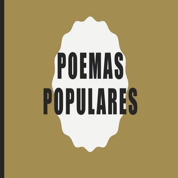 Poemas Populares | PPTX