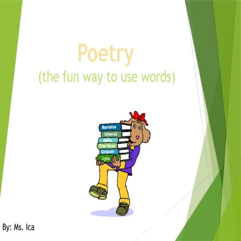 Introduction to poetry | PPTX