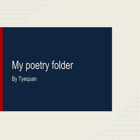 Poem presentation | PPT