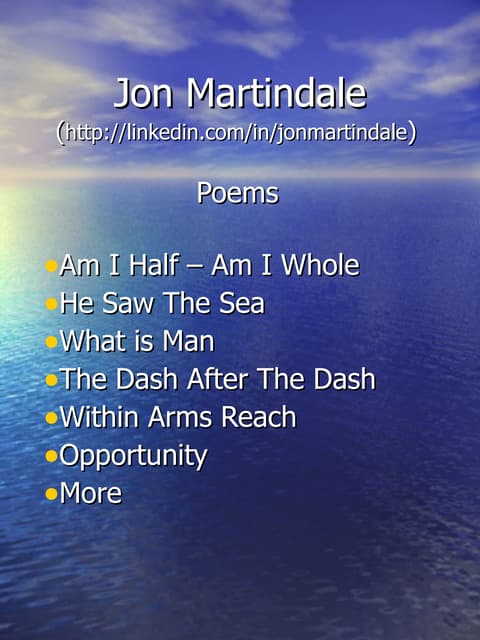 Personification in Poetry Presentation | PPTX