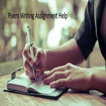 Poem Writing Assignment Help | PPT