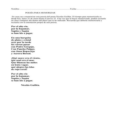 Poesía de Nicolás Guillén | PDF