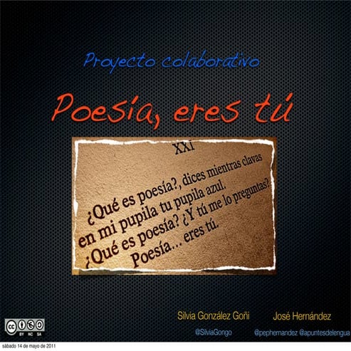 Proyecto colaborativo: Poesía, eres tú | PDF