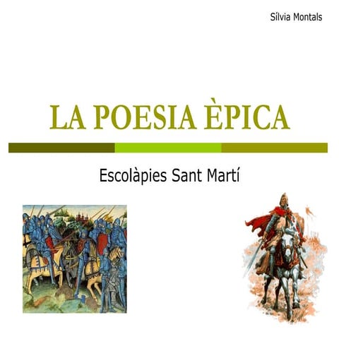 Poesia èpica | PPT