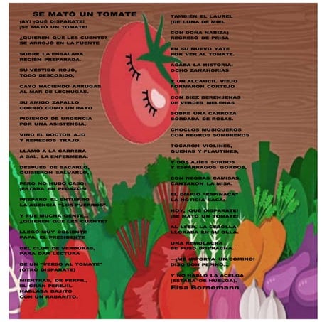 Poesia e mato un tomate | DOCX