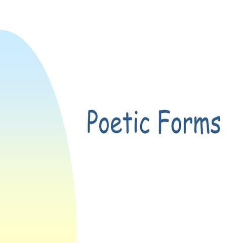PoeticForms.ppt
