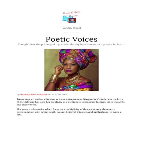 Poetic Voices - An Exploration of Art & Life | PDF