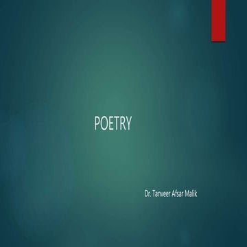Poetry | PPT