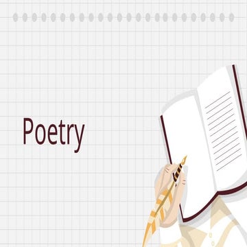 Poetry Lesson for Senior High School Students | PPTX