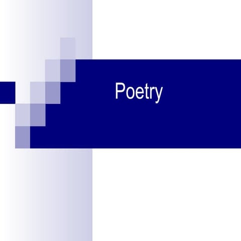 Poetry power point-my-favorite | PPT