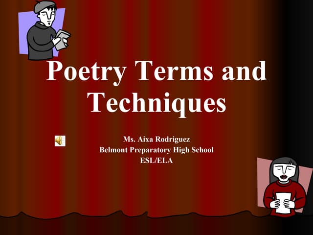 Rhyme Scheme in Poetry | PPTX