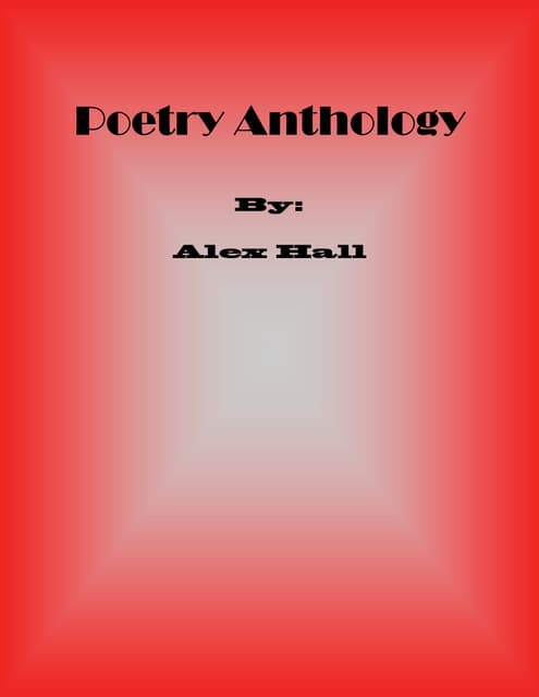 Williams Poetry Anthology | PDF