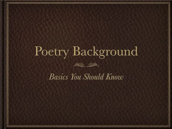 Grade 7 Types of Poetry, ELements of Poetry and Purpose of the Author.pptx | Poetry | Books and ...