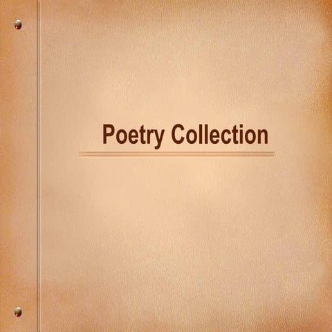 Poetry collection 10 | PPT