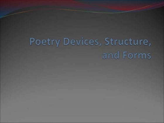 Grade 9 Poetry and its Basic Elements | PPT