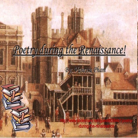 Poetry During The Renaissance! | PPT