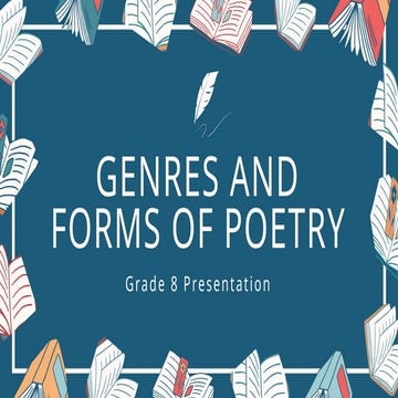 Poetry Forms and Genres Presentation in Colorful Modern Style.pptx