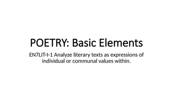CREATIVE WRITNG- Elements of Poetry.pptx
