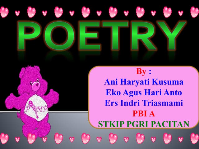 4th grade poetry | PPT