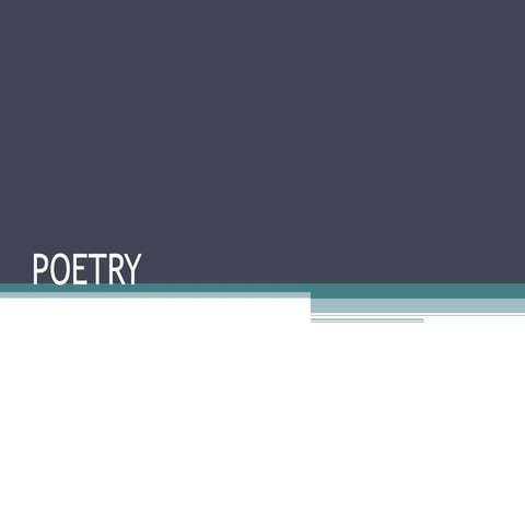 Poetry Introduction2 | PPT