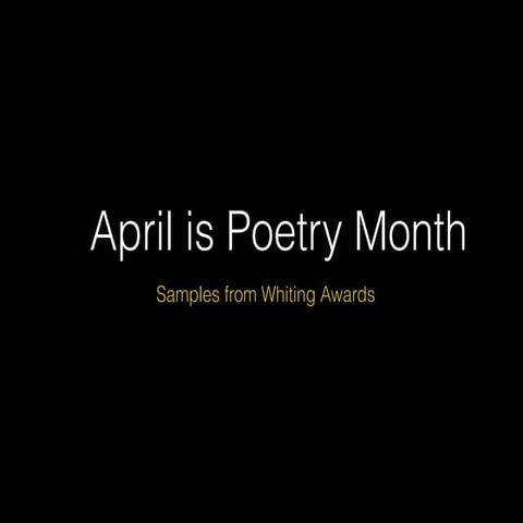 April is Poetry Month | PDF