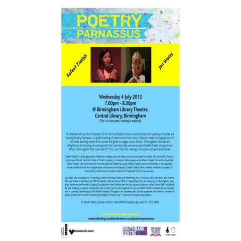 Poetry Parnassus in Libraries | PPTX