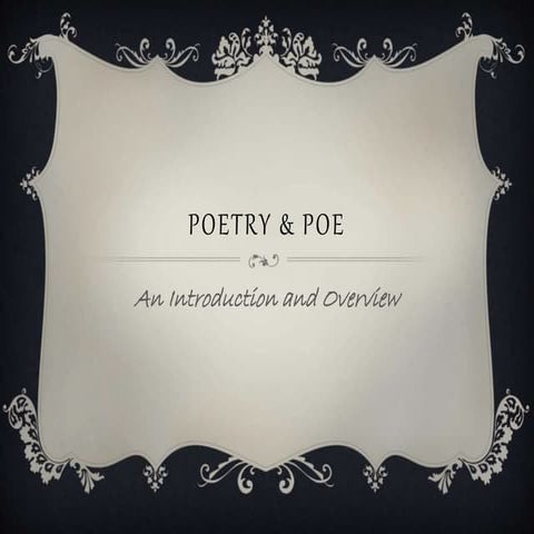 Poetry & Poe | PPT