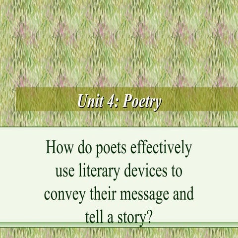 Poetry Presentation | PPT