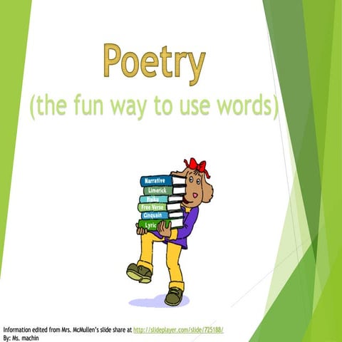 Poetry ppt | PPTX