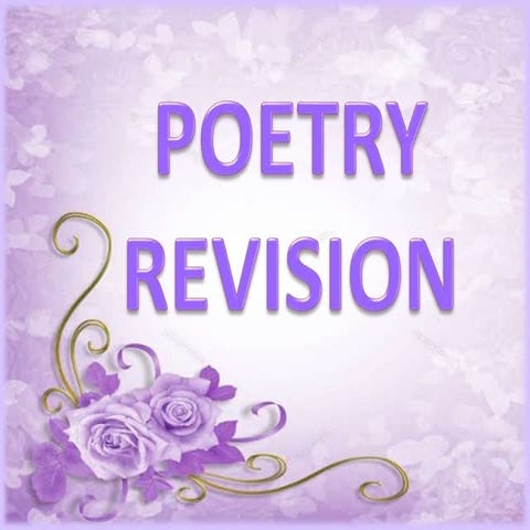 POETRY REVISION | PPTX
