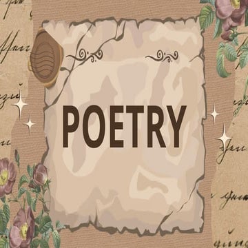 Insights about Poetry and Steps on How to Write | PPTX