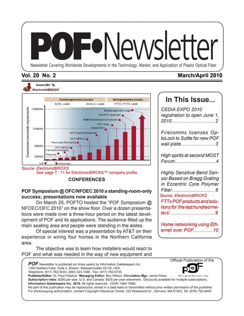 POF advantages vs others technologies | PDF