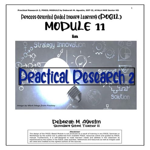 Research Module for Senior High School Students | PDF