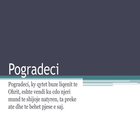 Pogradeci | PPTX