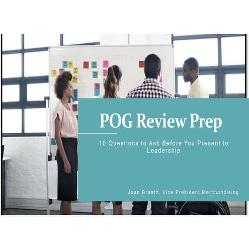 Merchant Questions to ask when preparing for POG Review - 10 key ...