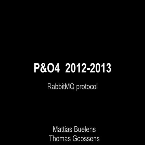 P&O4 htttp protocol | PPT