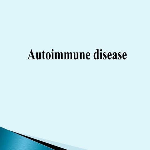 Mechanisms of autoimmunity | PPTX