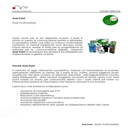 Progetto AxelPoint | PDF