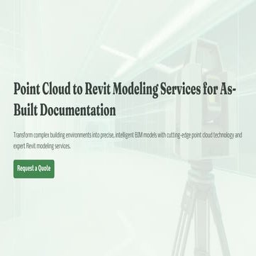 Point Cloud to Revit Modeling Services for Accurate As-Built ...