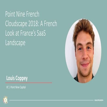Point Nine French Cloudscape 2018: A French Look at France's SaaS ...