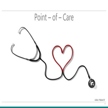 Point of-care final version | PPTX