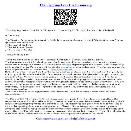 Point By Point Essay Example