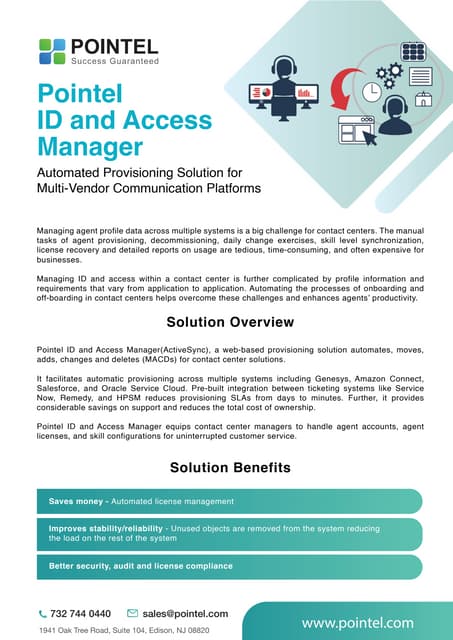 Benefits of Genesys Cloud Identity and Access Manager | PDF
