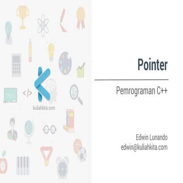 Pemrograman C++ - Pointer | PDF