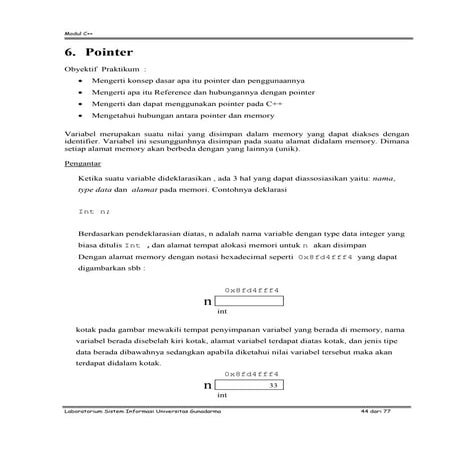 Pointer c++ | PDF