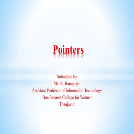 pointer in c++ -banu.pptx