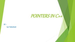 Unit 6 pointers | PPT