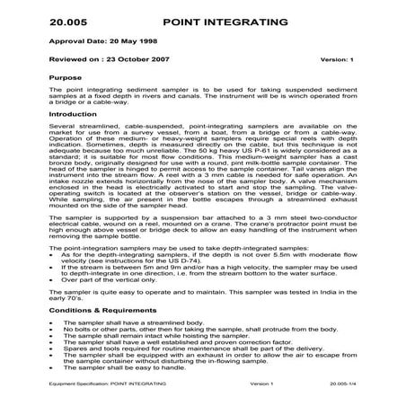 Point integrating | PDF