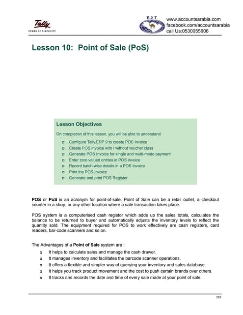 Creating inventory masters in Tally ERP 9 | PDF